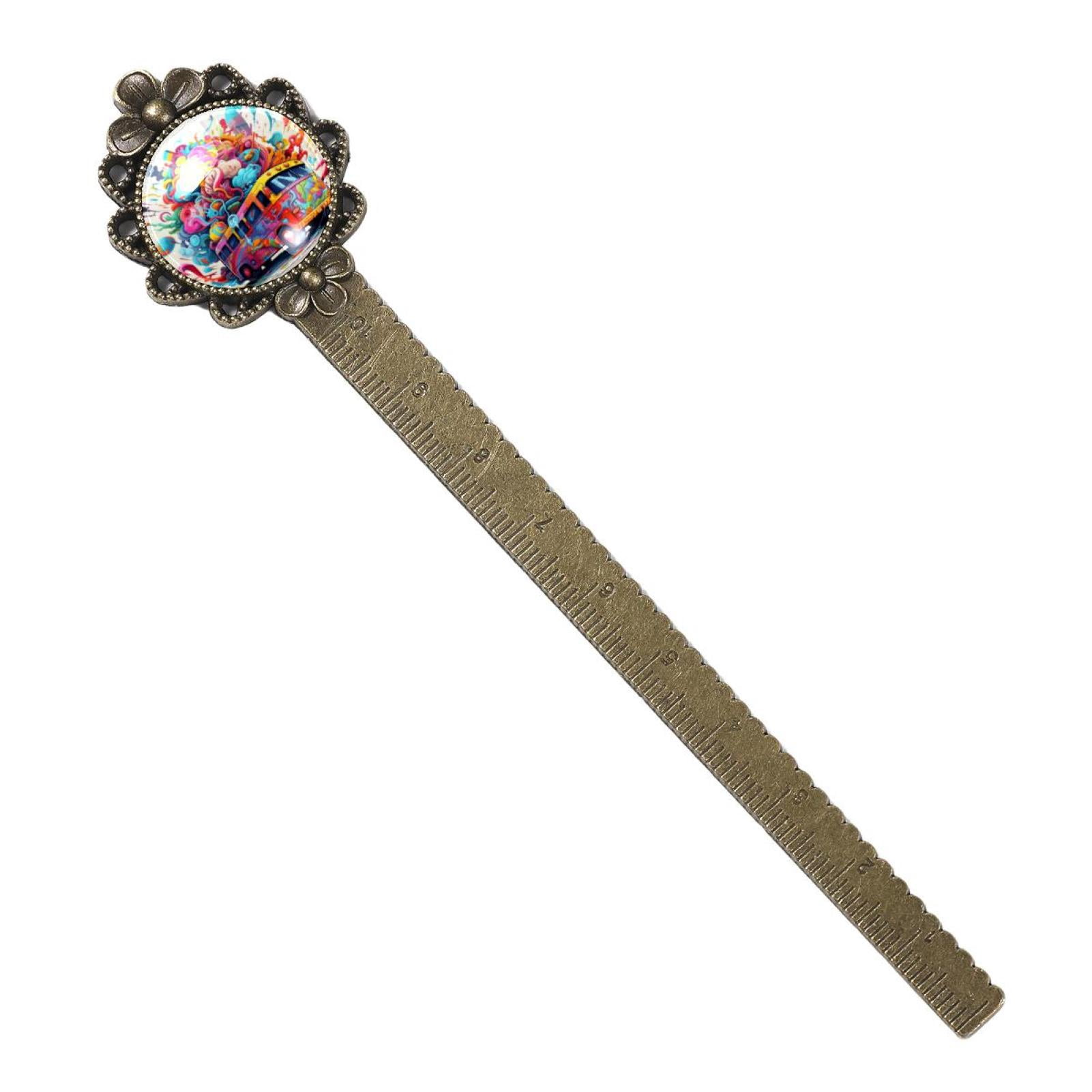 Graffiti Book Lovers' Lace Bookmark in Antique Bronze: Delicate Book ...