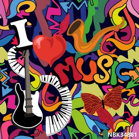 Graffiti Brick Wall Floor Photo Backdrop Colorful Painting Baby ...