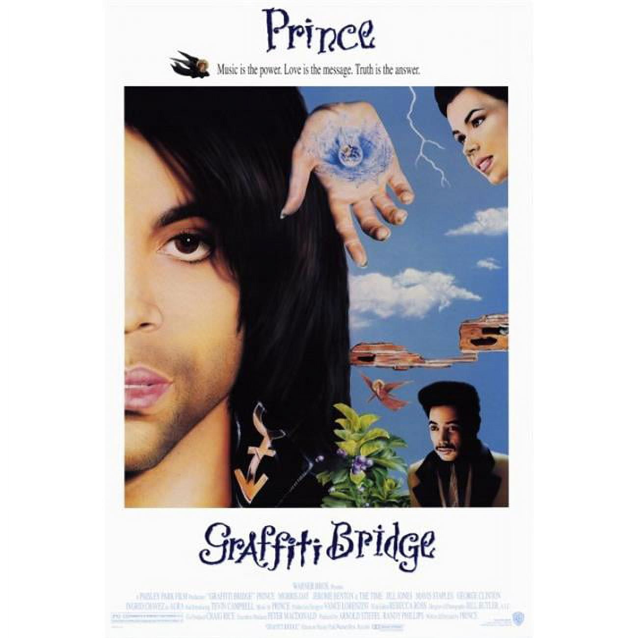 Graffiti Bridge Movie Poster - 27 x 40 in. - Walmart.com