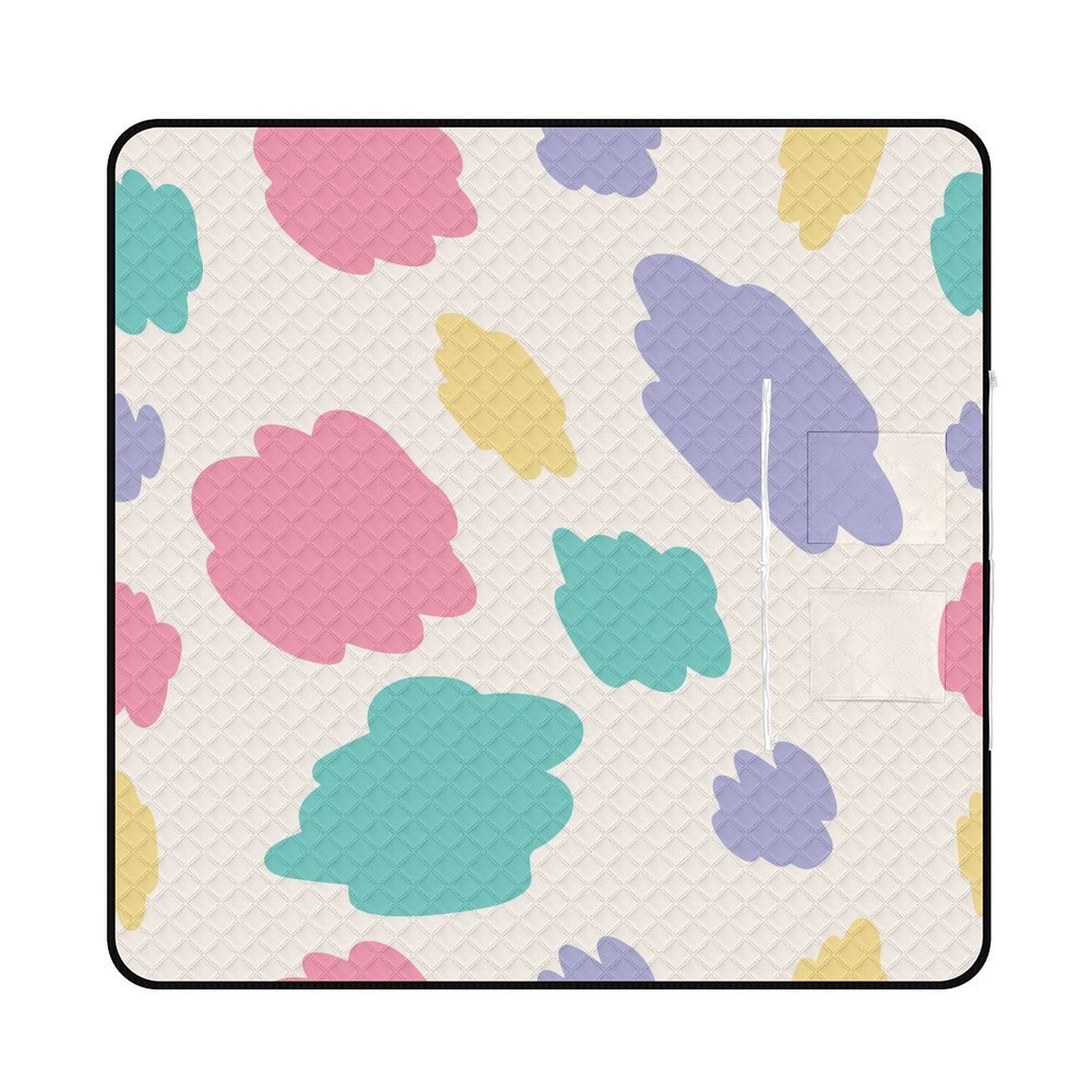Graffiti, Color Palette Waterproof Beach Mat Folding Mattress Portable ...