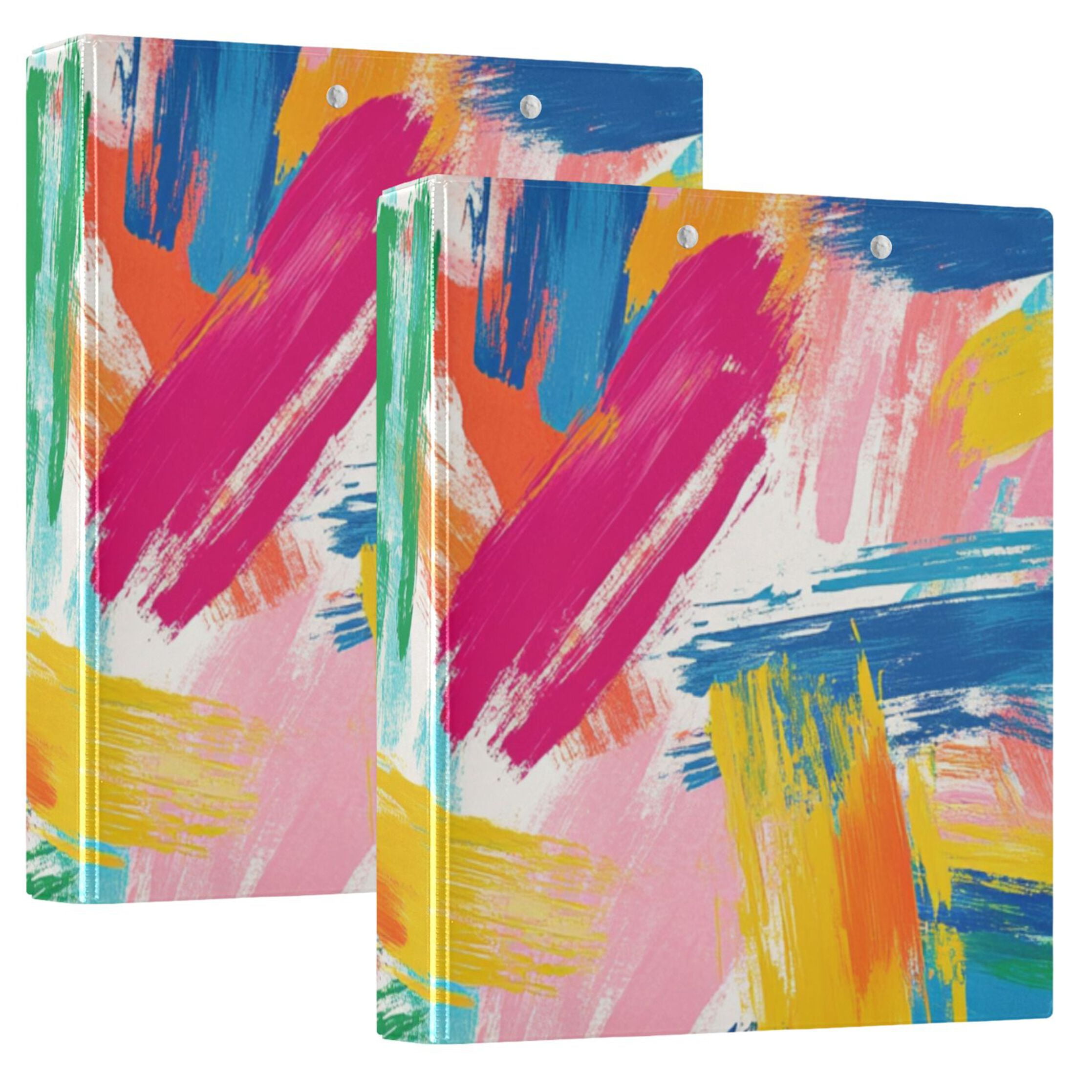 Graffiti Colorful 3 Ring Binders 1.5 inch Hardcover File Folders with ...