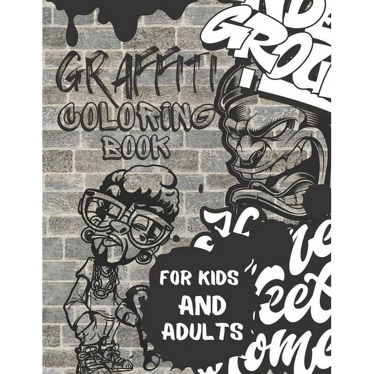 graffiti words coloring pages