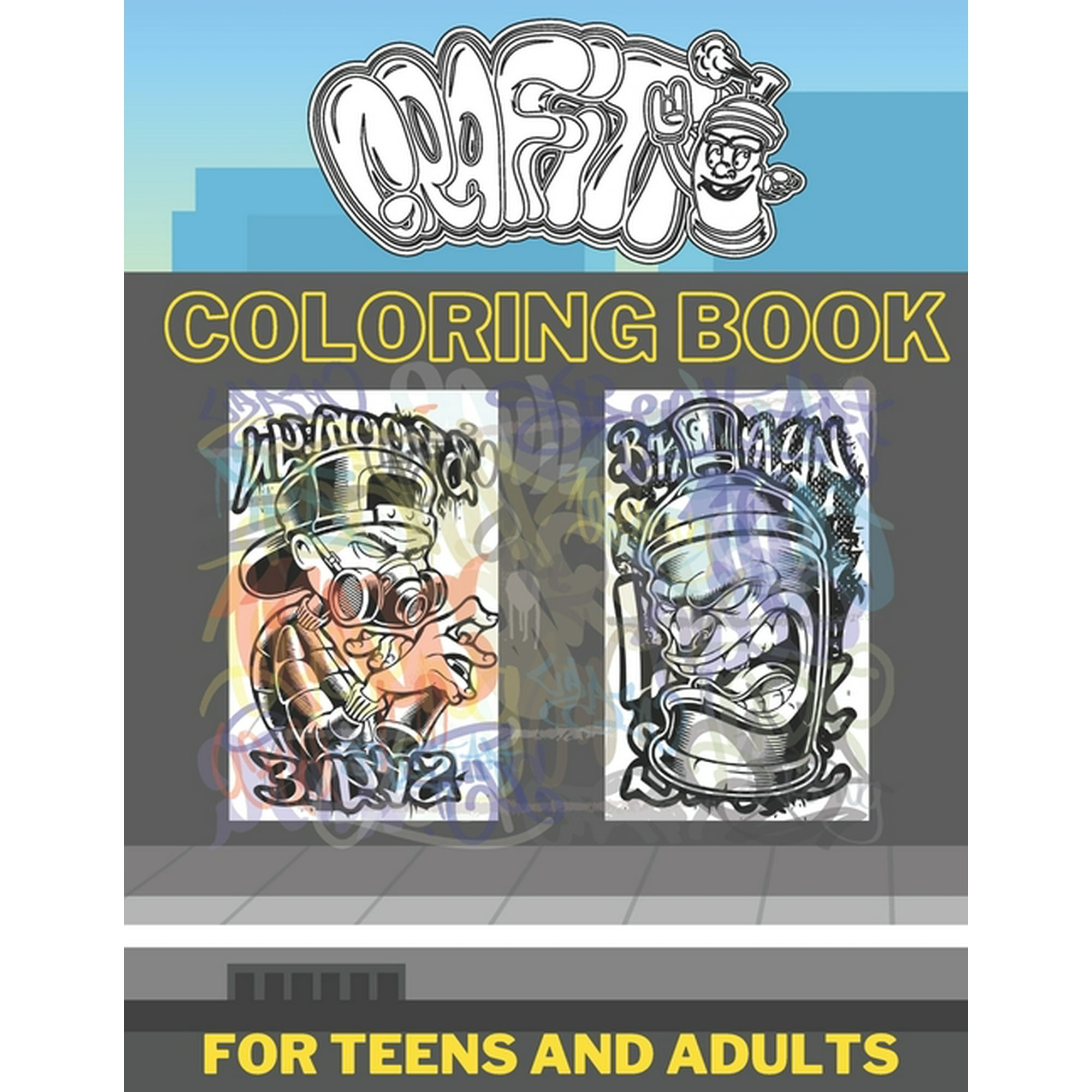Graffiti Words Coloring Pages For Teenagers