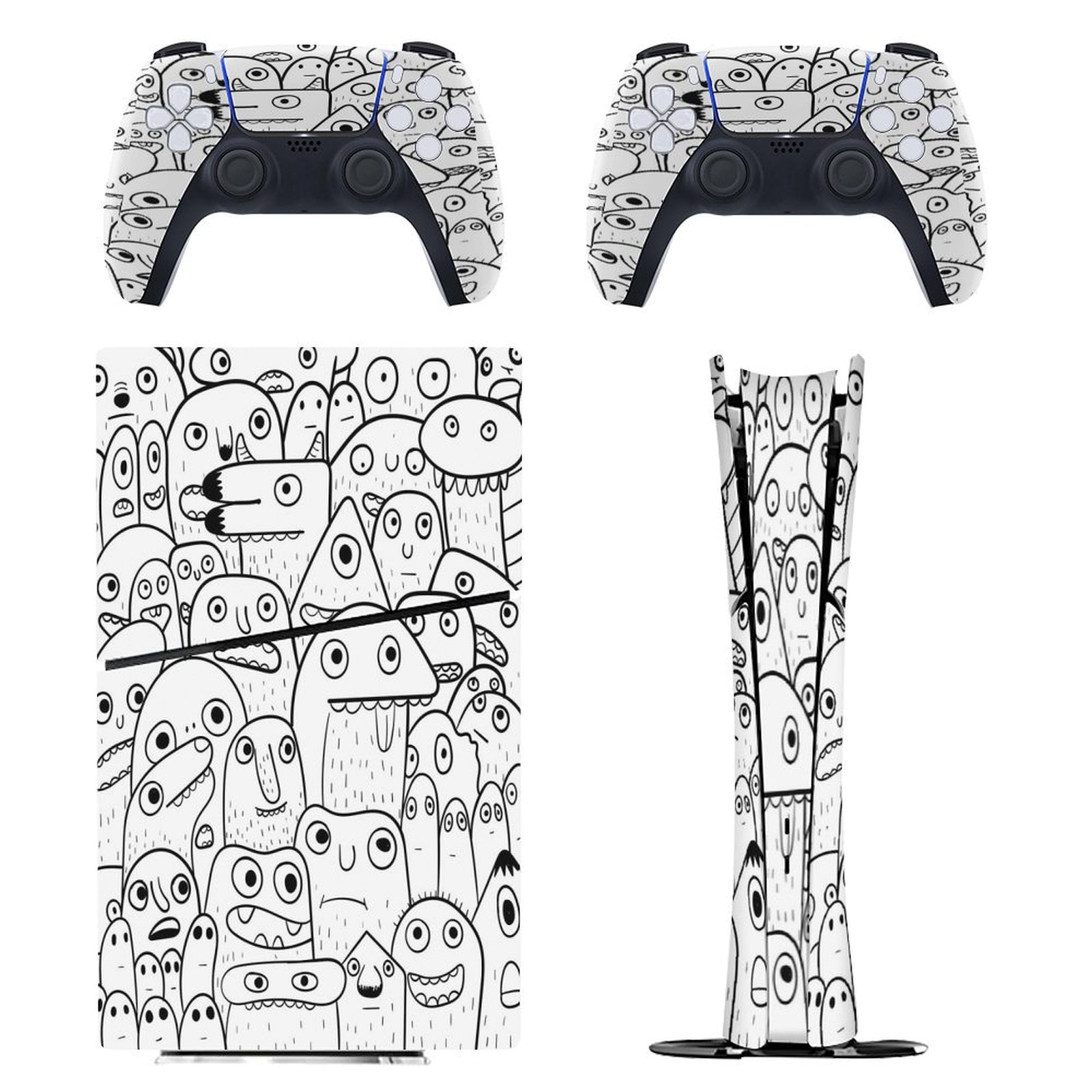 Graffiti, Crowded, Crowded, Black And White PS5/PS5 Slim Digital Disc ...