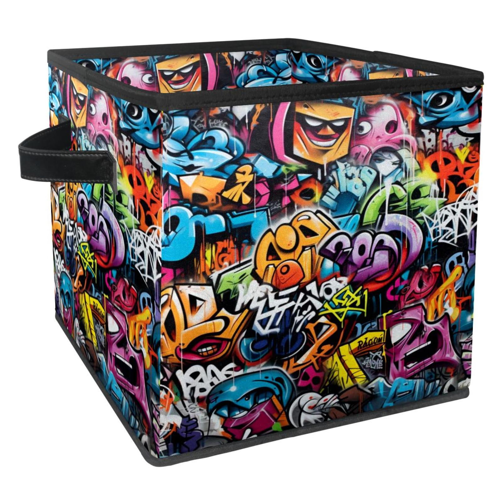 Graffiti Cube Organizer Storage Cubes Toy Storage Organizer Bins ...