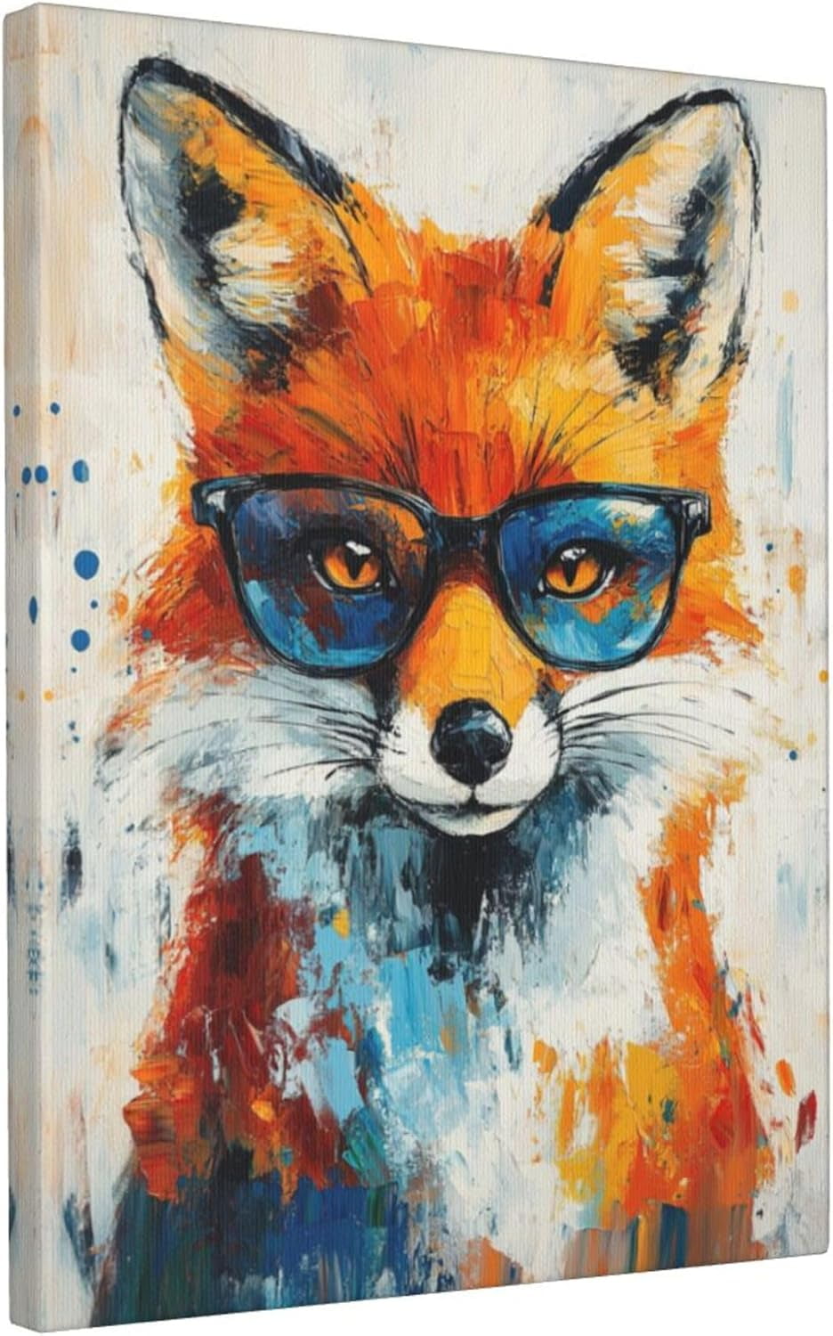 Graffiti Deer Canvas Wall Art Colorful Banksy Elk Pictures Pop Art ...