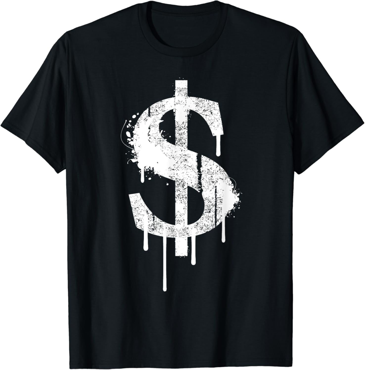 Graffiti Dollar Bill Dollar Sign $ Urban Style Money Design T-Shirt ...