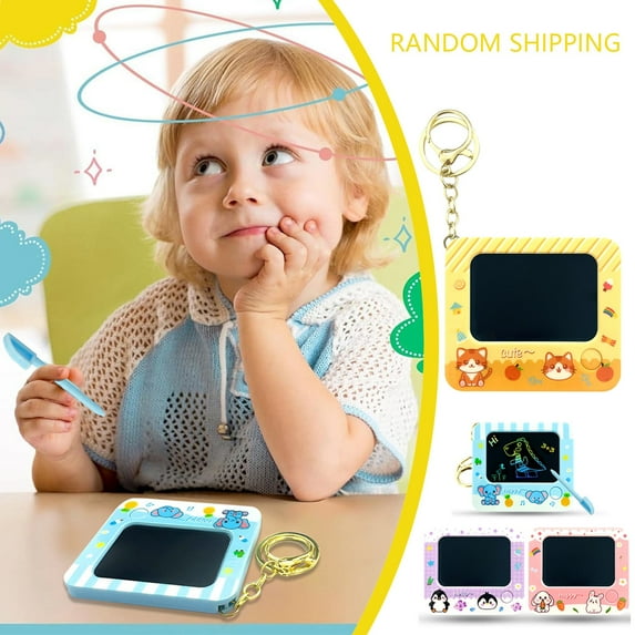 Graffiti Drawing Board Keychain/ LCD Drawing Board Keychain With One ...