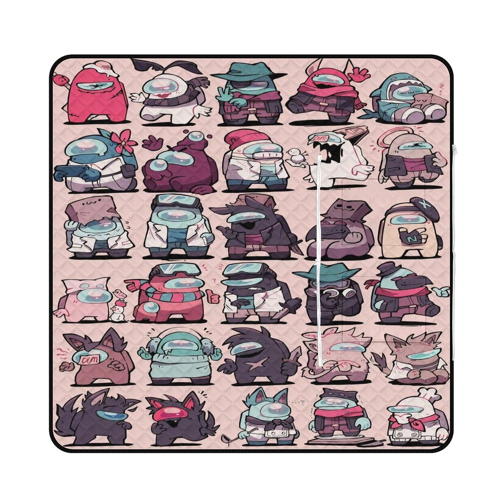 Graffiti Games Impostor Among Us Picnic Blankets 59"x59" Extra Large ...