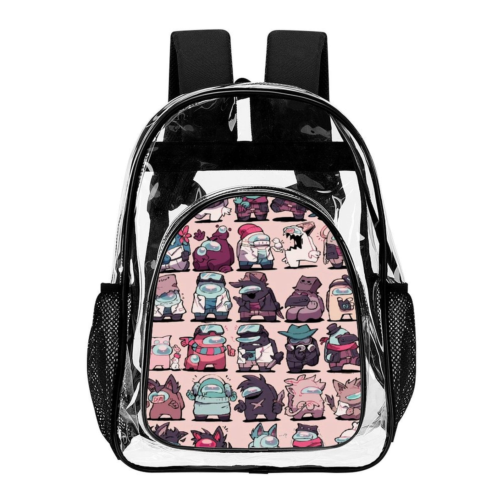 Graffiti Games Impostor Among Us1 Large Clear Backpack Heavy Duty ...