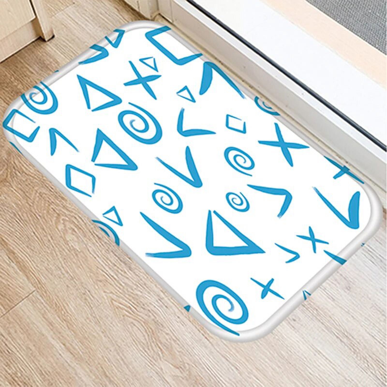 Graffiti Geometric Door Mat Bathroom Carpet Entrance Balcony Mat Decor ...