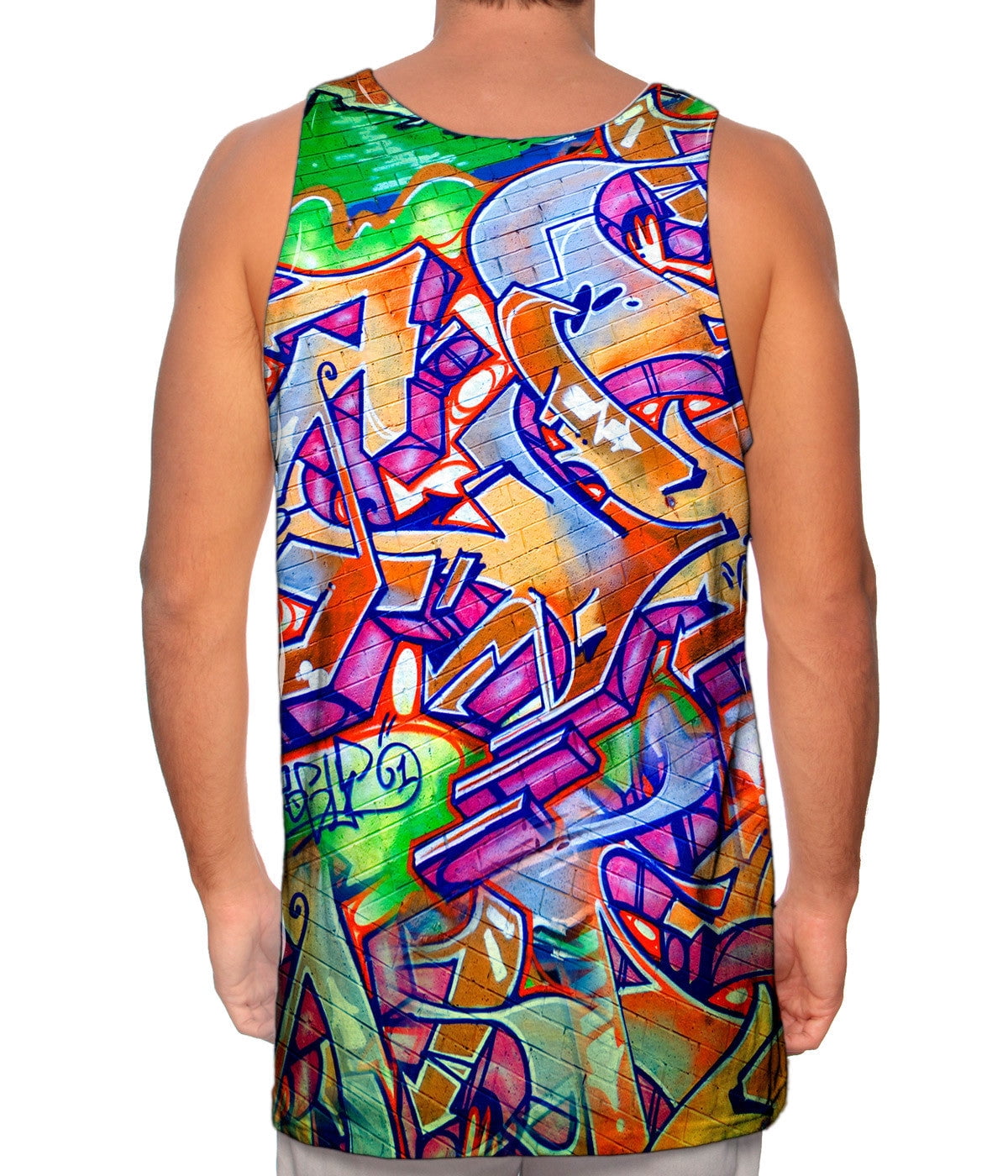 Graffiti Green Street Tank Top - Walmart.com
