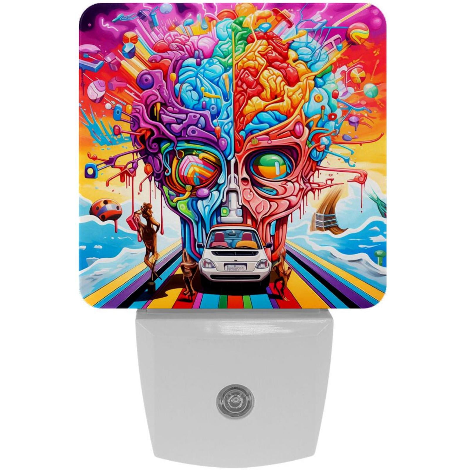 Graffiti LED Square Night Lights: Compact and Energy-Efficient ...