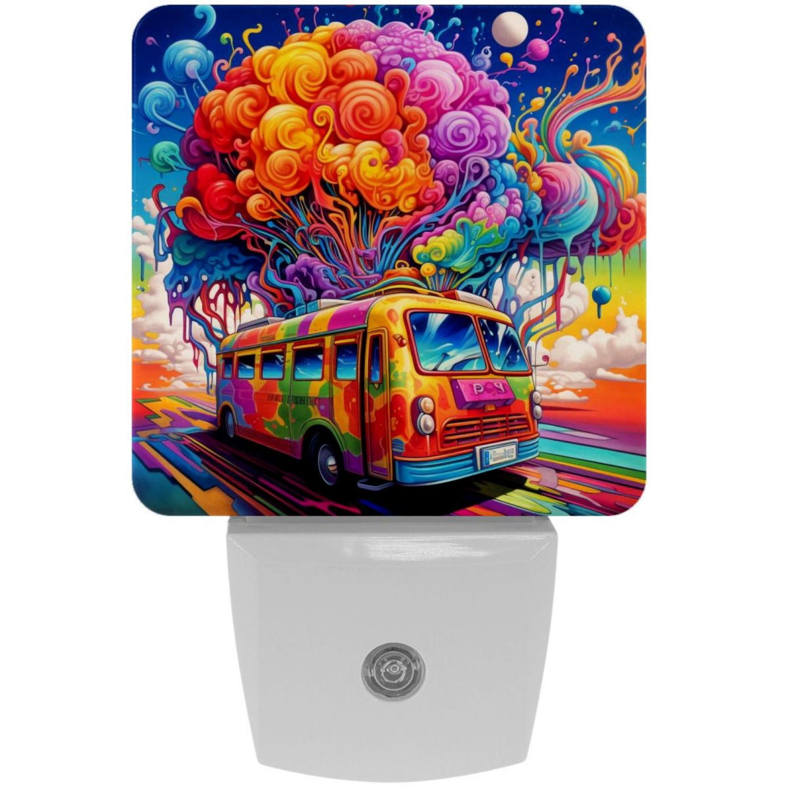 Graffiti LED Square Night Lights - Elegant and Energy Efficient ...