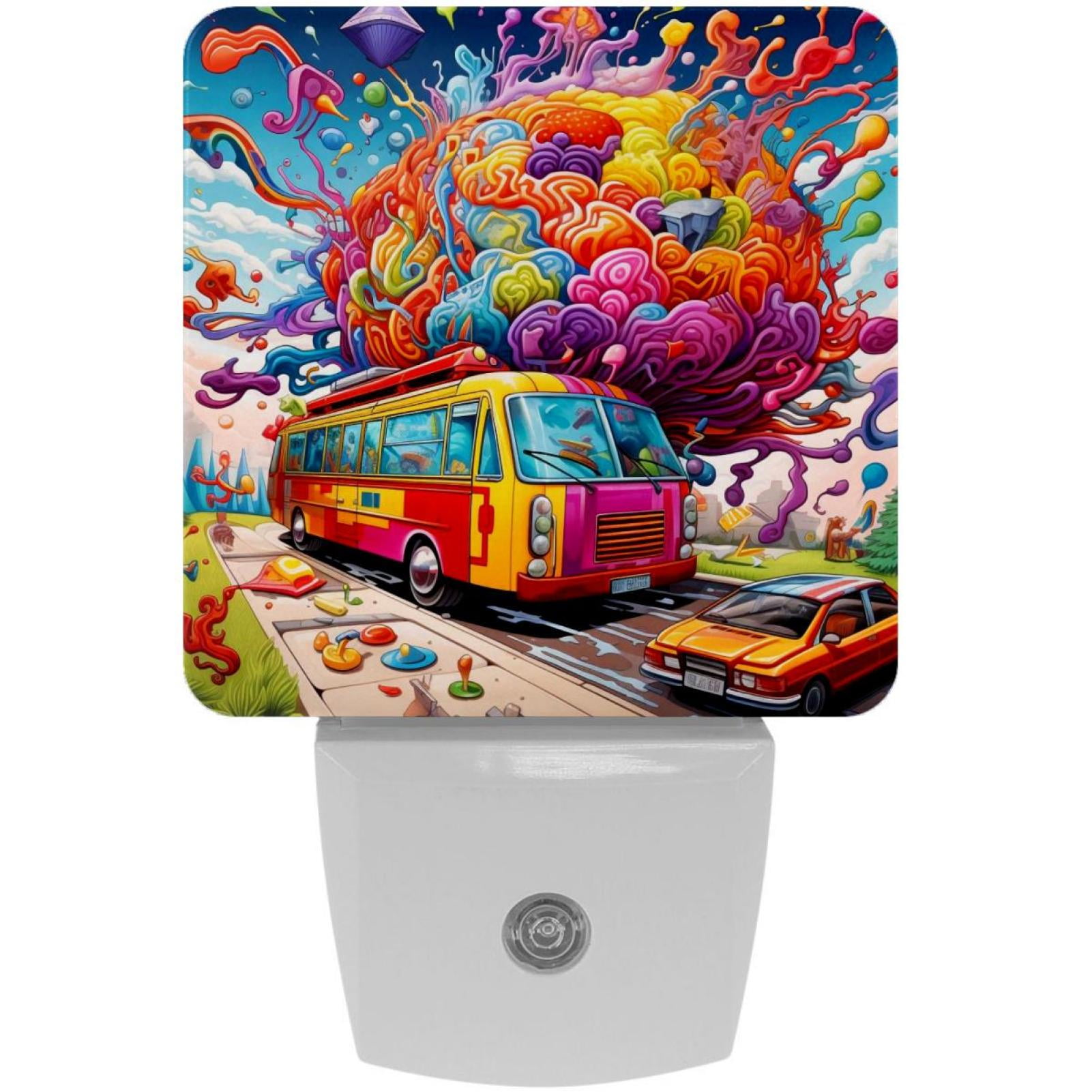 Graffiti LED Square Night Lights - Elegant and Energy Efficient ...