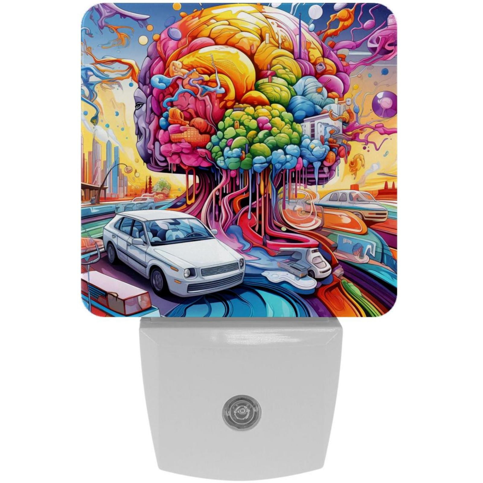Graffiti LED Square Night Lights - Energy Efficient and Contemporary ...