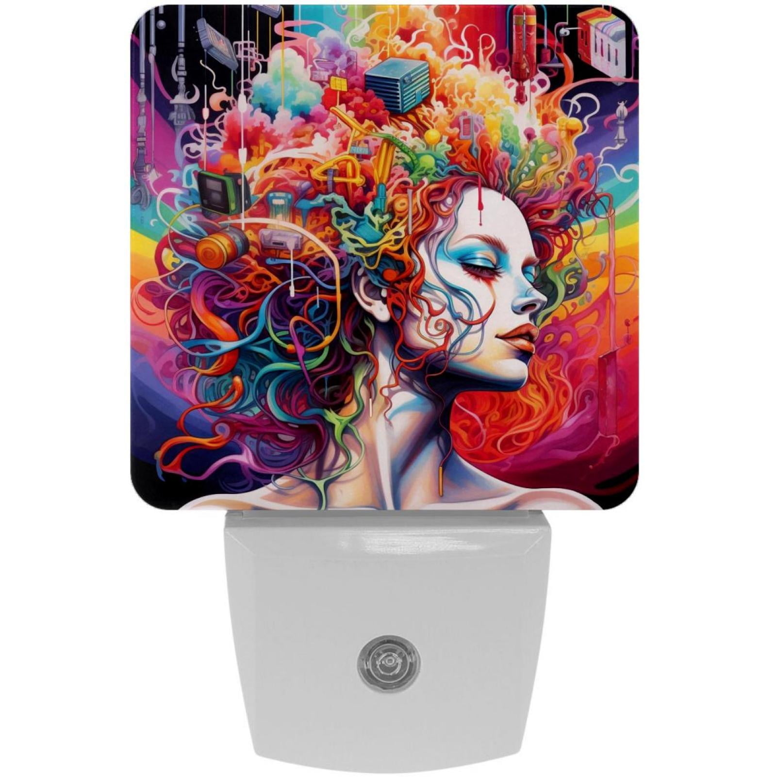 Graffiti LED Square Night Lights - Energy Efficient and Contemporary ...