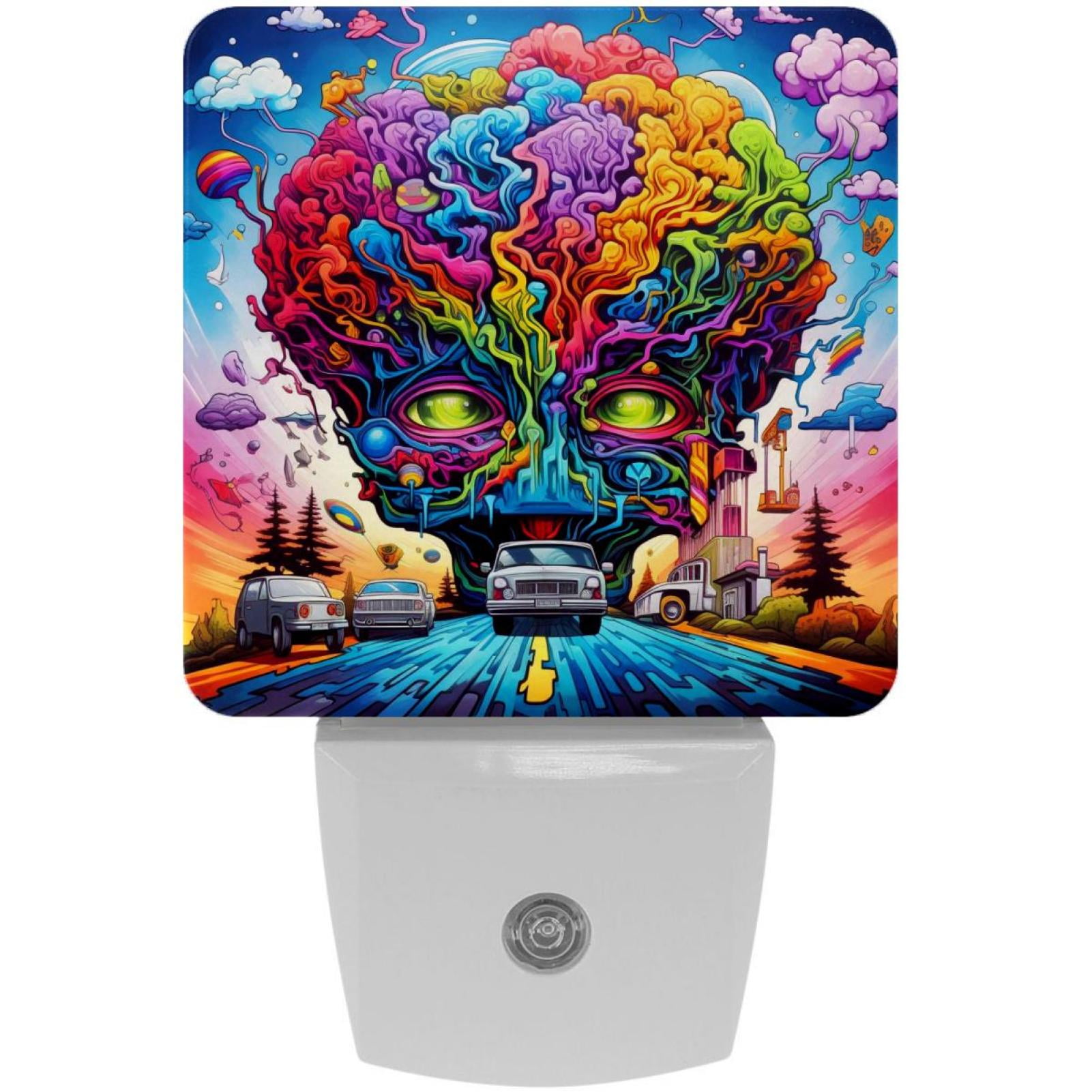 Graffiti LED Square Night Lights - Energy Efficient and Contemporary ...