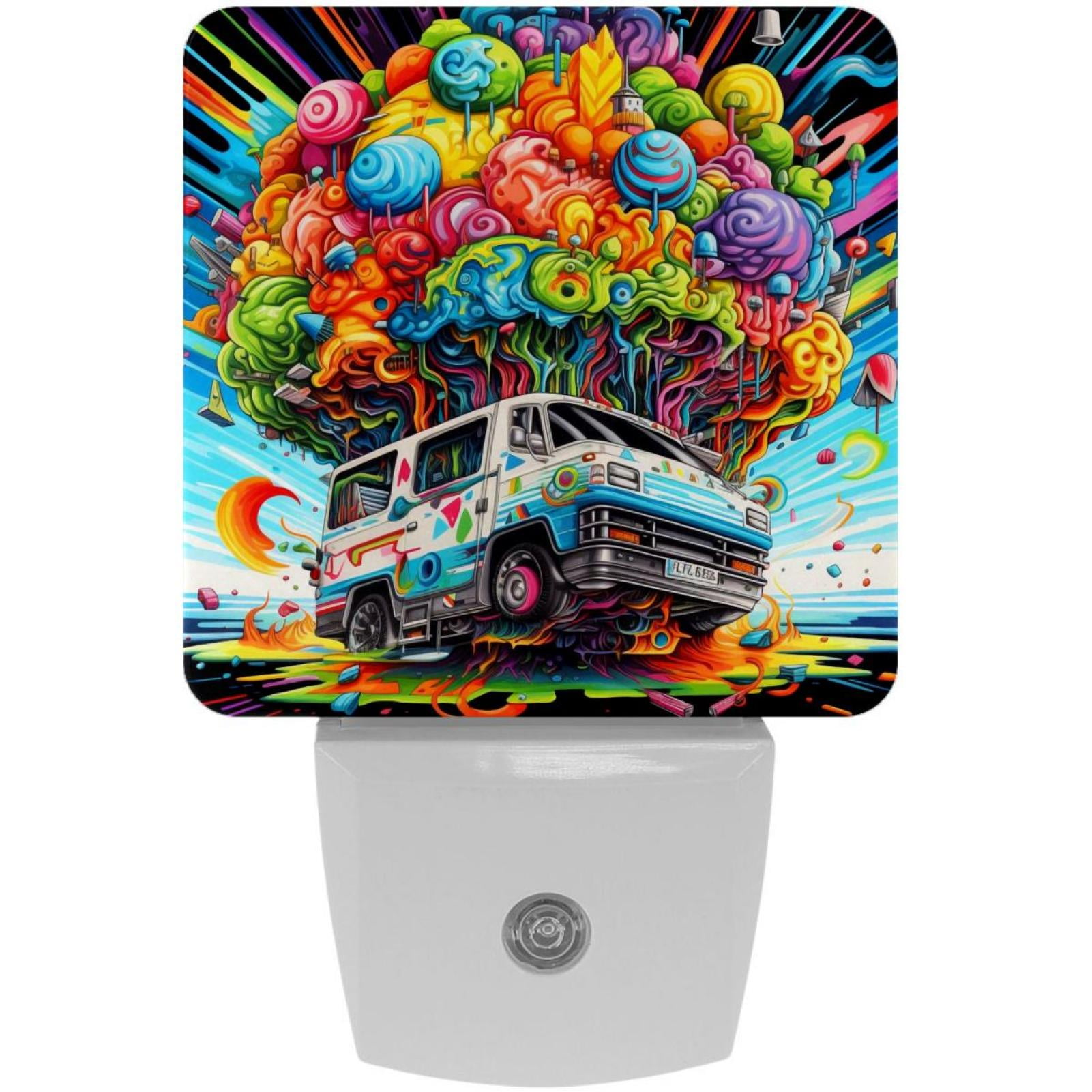 Graffiti LED Square Night Lights - Energy Efficient & Elegant ...