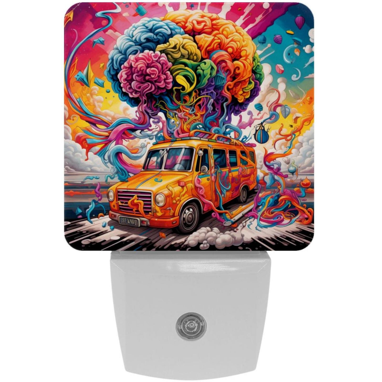 Graffiti LED Square Night Lights: Energy-Efficient and Stylish ...