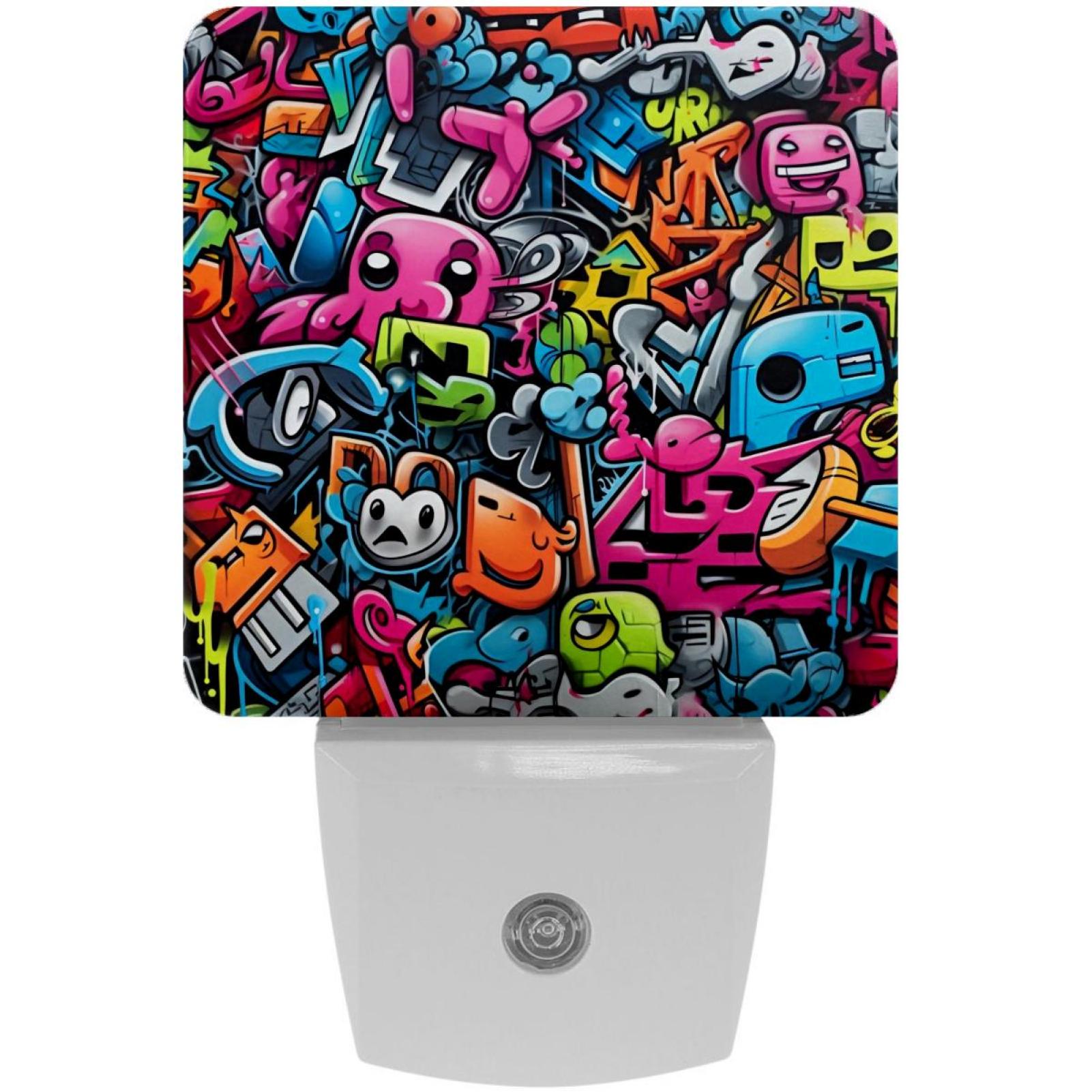 Graffiti LED Square Night Lights- Energy Efficient and Stylish ...