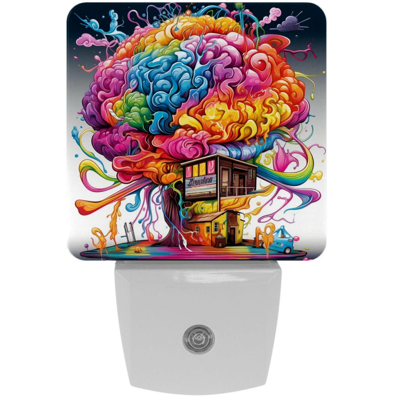 Graffiti LED Square Night Lights - Illuminating Your Space with Style ...