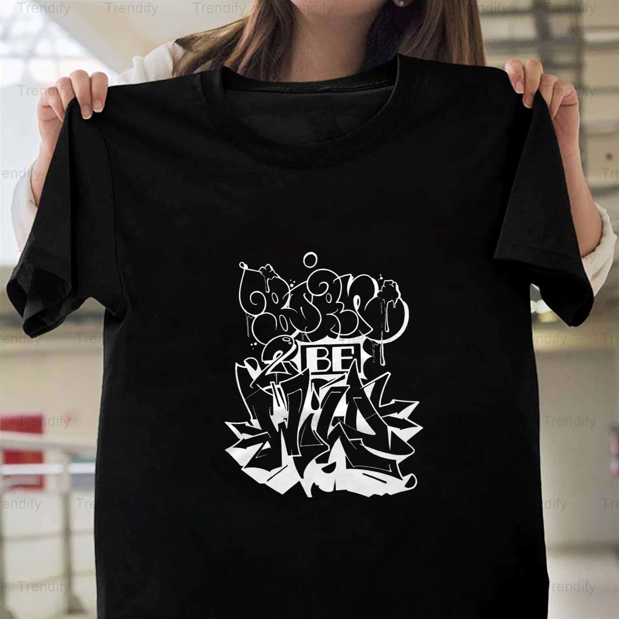 Graffiti Lettering Style Born To Be Wild Funny Urban H31255 Unisex T ...
