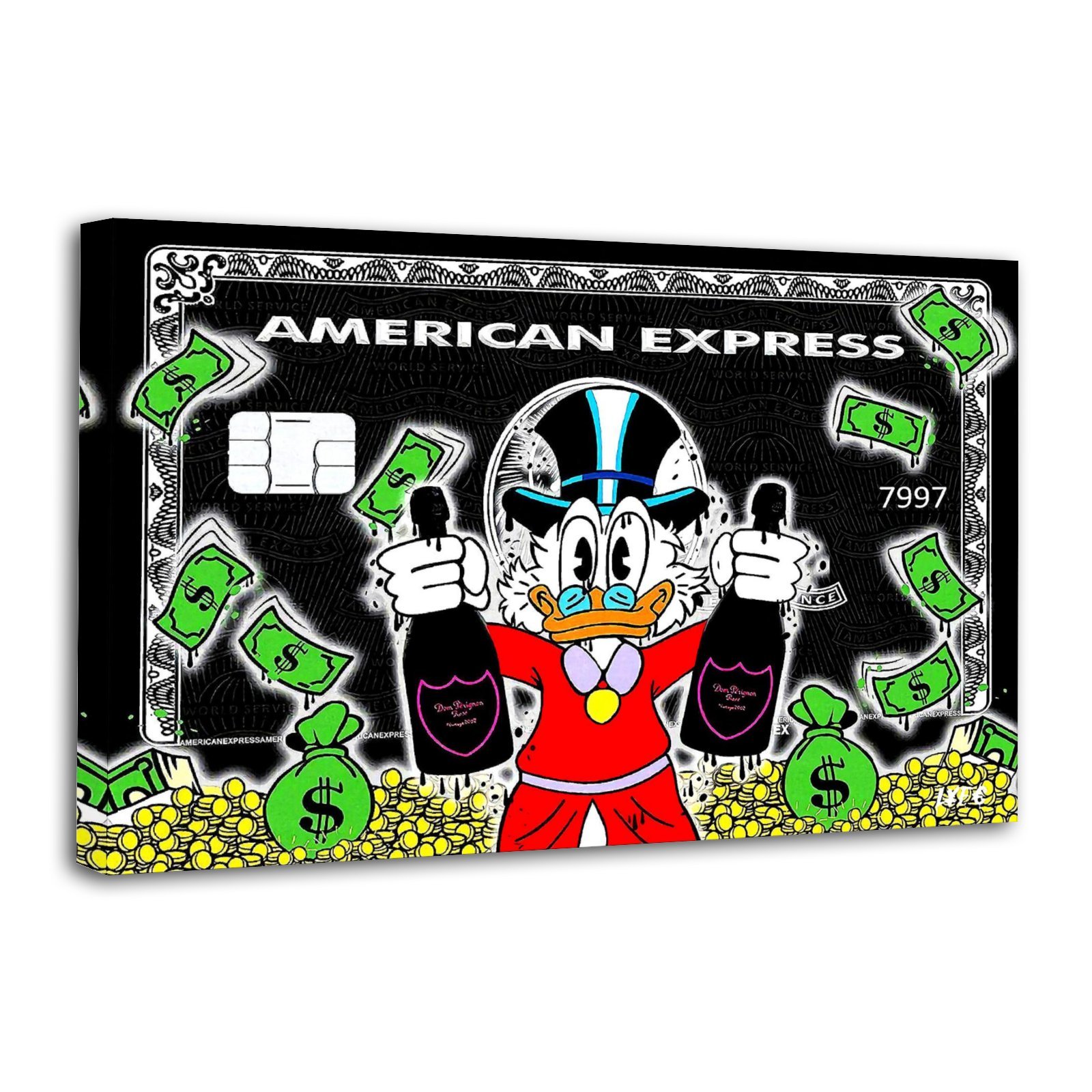 Graffiti Monopolys Scrooge McDuck Millionaire Money Poster Cool ...