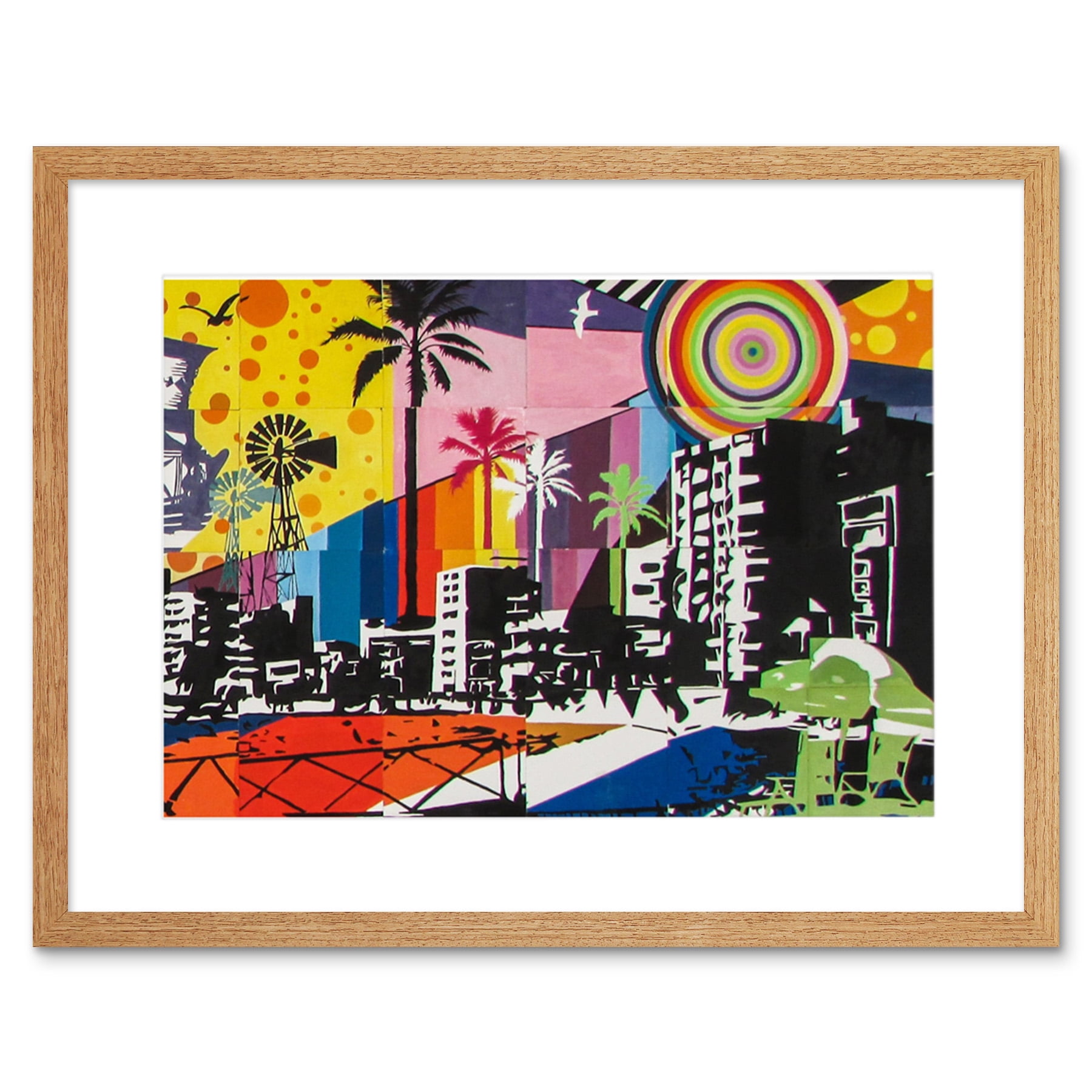 Graffiti Mural Paralimni Tertiary Cyprus Framed Wall Art Print ...