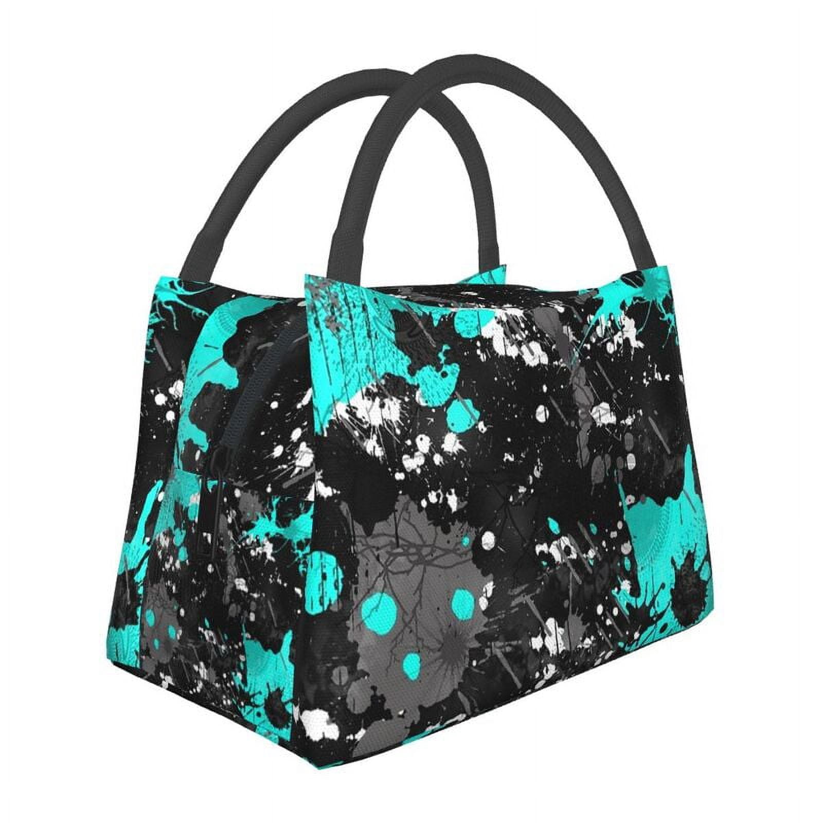 Graffiti Painting Lunch Boxes Women Abstract Art Thermal Cooler Food ...