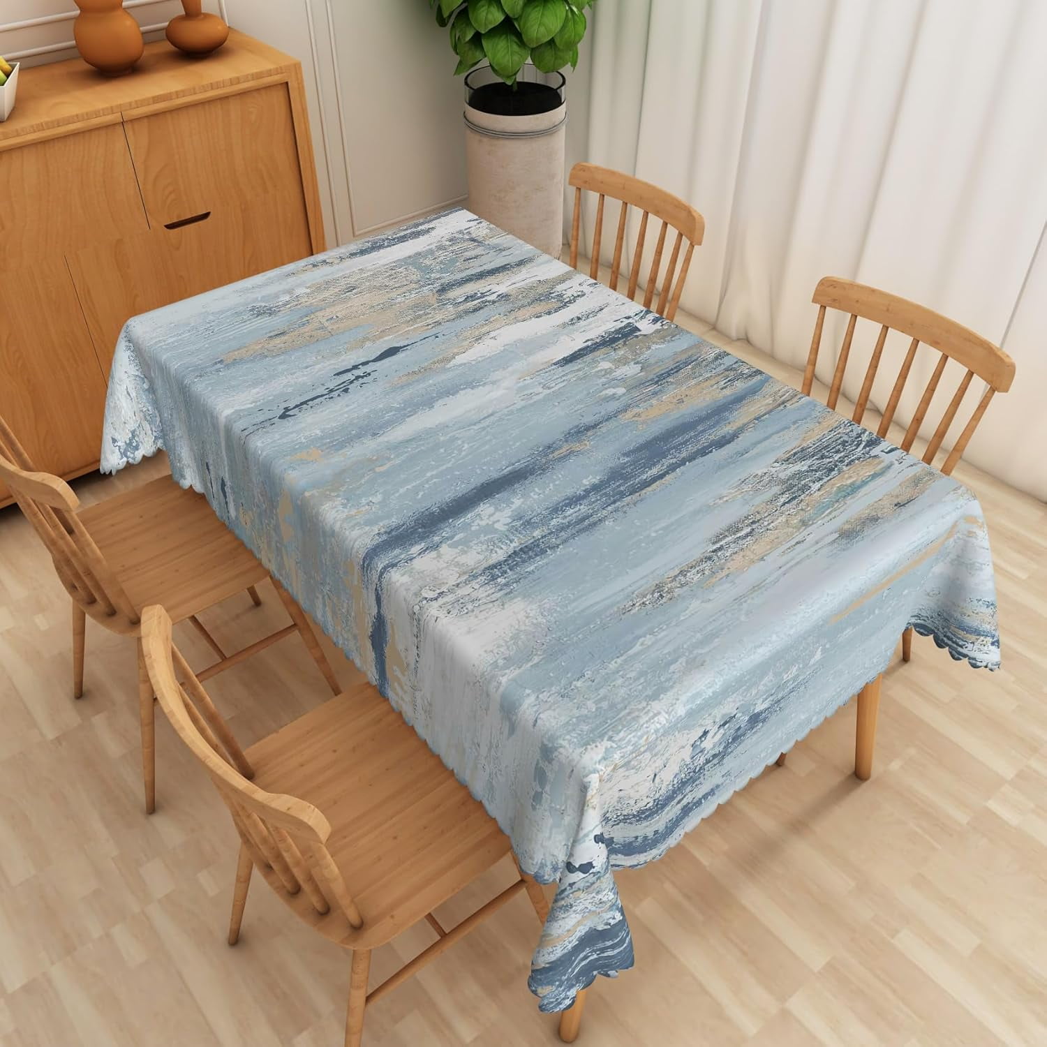 Graffiti Painting Tablecloth Rectangle,52x70 Inch Modern Abstract Art ...