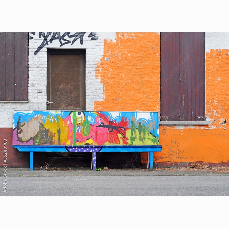 Graffiti Photography Backdrops Studio Props Vintage Brick Wall Photo Photography Background STO ...