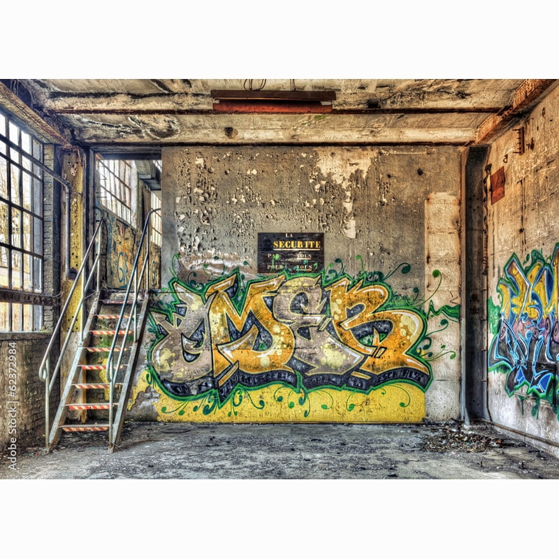 Graffiti Photography Backdrops Studio Props Vintage Brick Wall Photo Photography Background STO ...