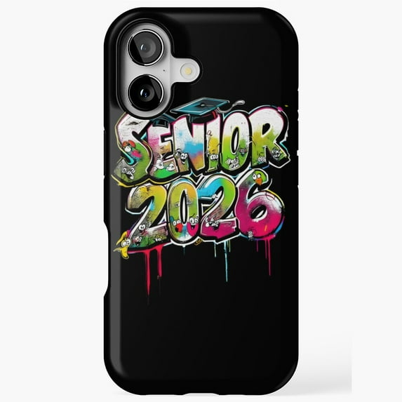 Graffiti Senior 2026 Graduation Street Art Design iPhone 17 11 12 13 14 ...