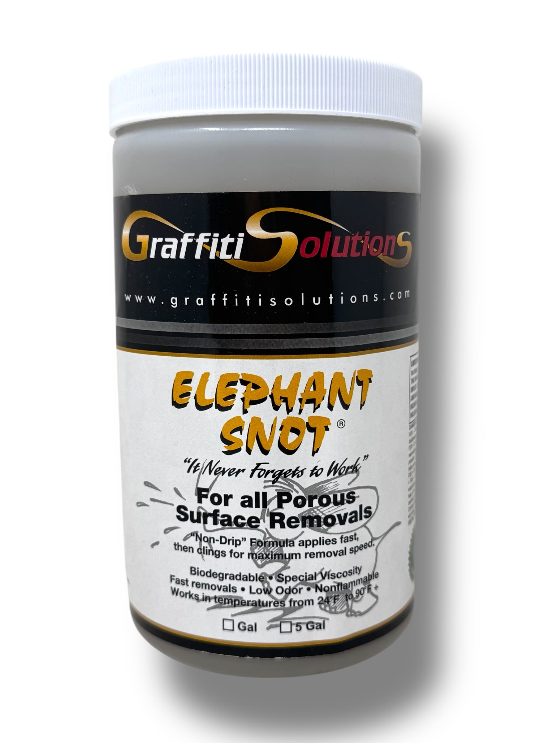 Graffiti Solutions - Elephant Snot Graffiti Remover 1 Quart - Walmart.com