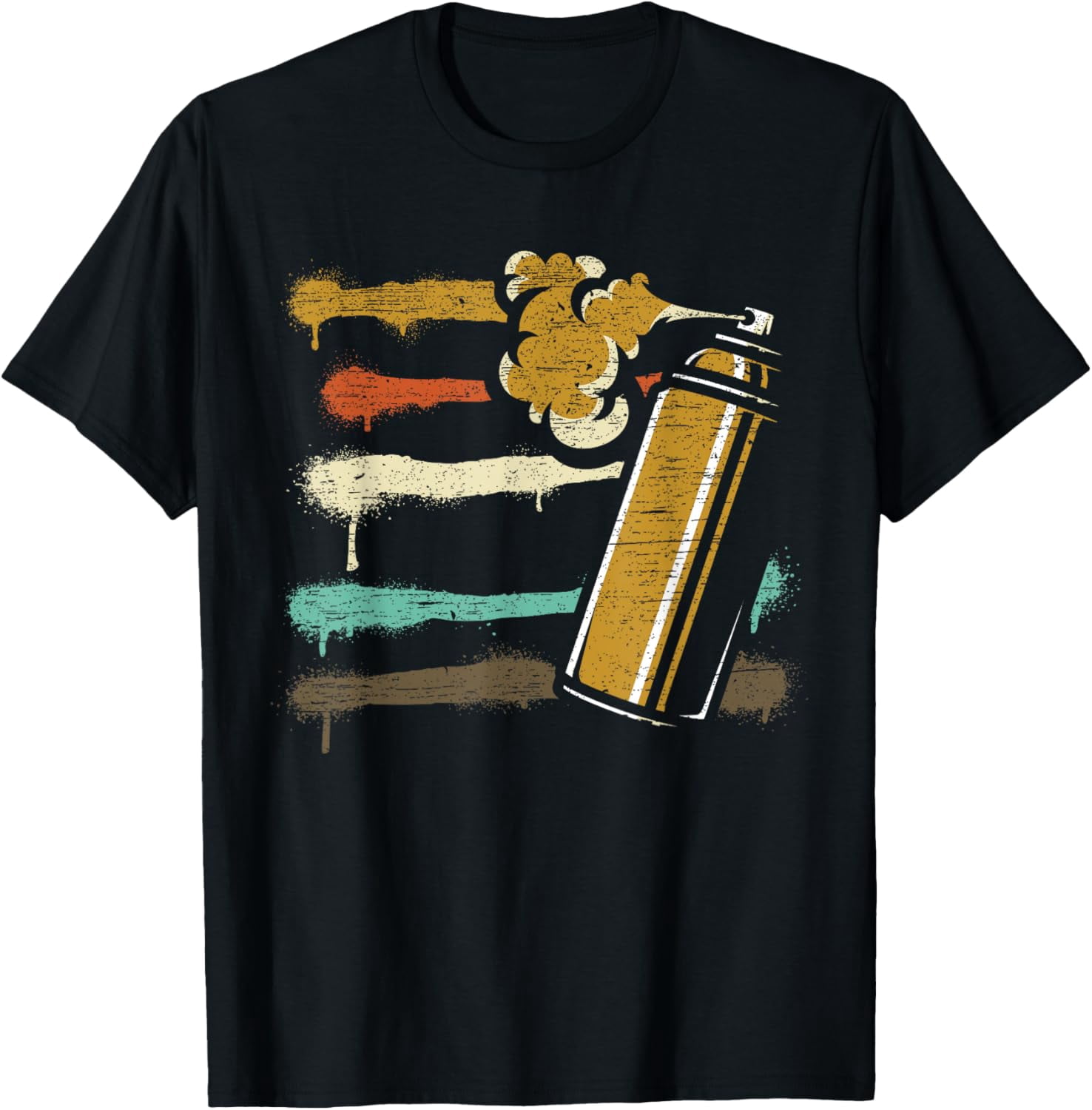 Graffiti Spray Paint Street Art Drawing Artist T-Shirt - Walmart.com
