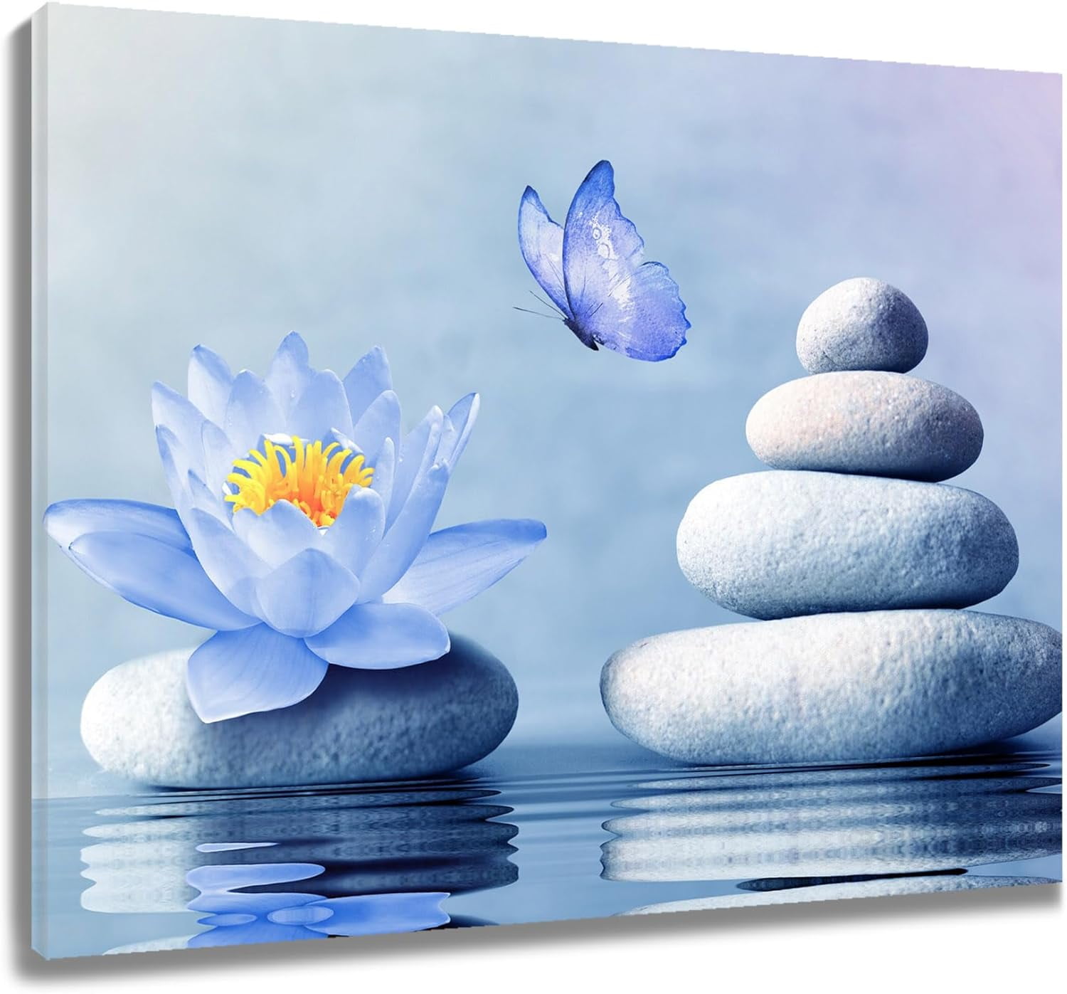 Graffiti Street Canvas Wall Art Banksy Painting Artwork Girl and Butterfly Painting Colorful ...