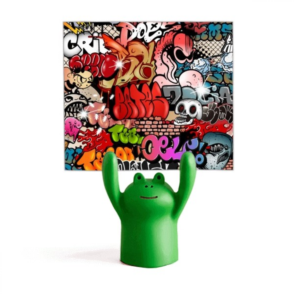 Graffiti Street Colorful l Wall Painting Memo Holder Cartoon Animal ...