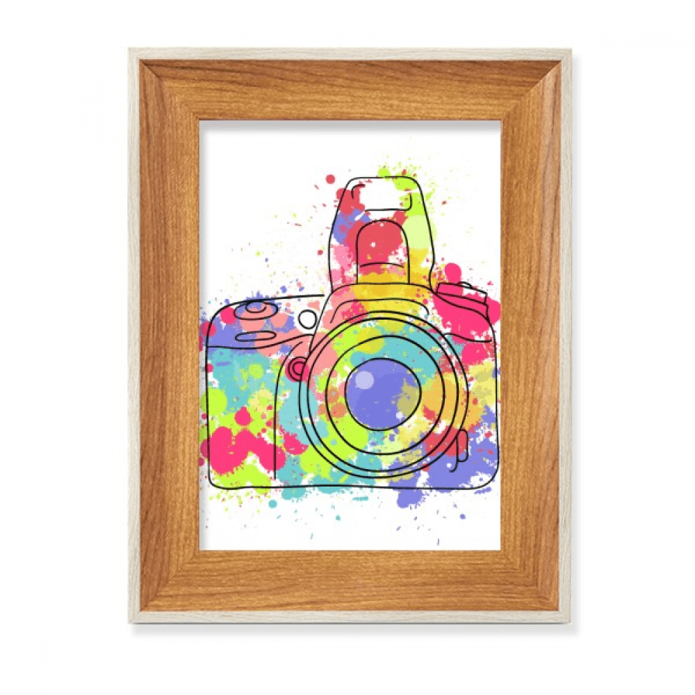 Graffiti Street Culture Colorful Camera Desktop Wooden Photo Frame ...