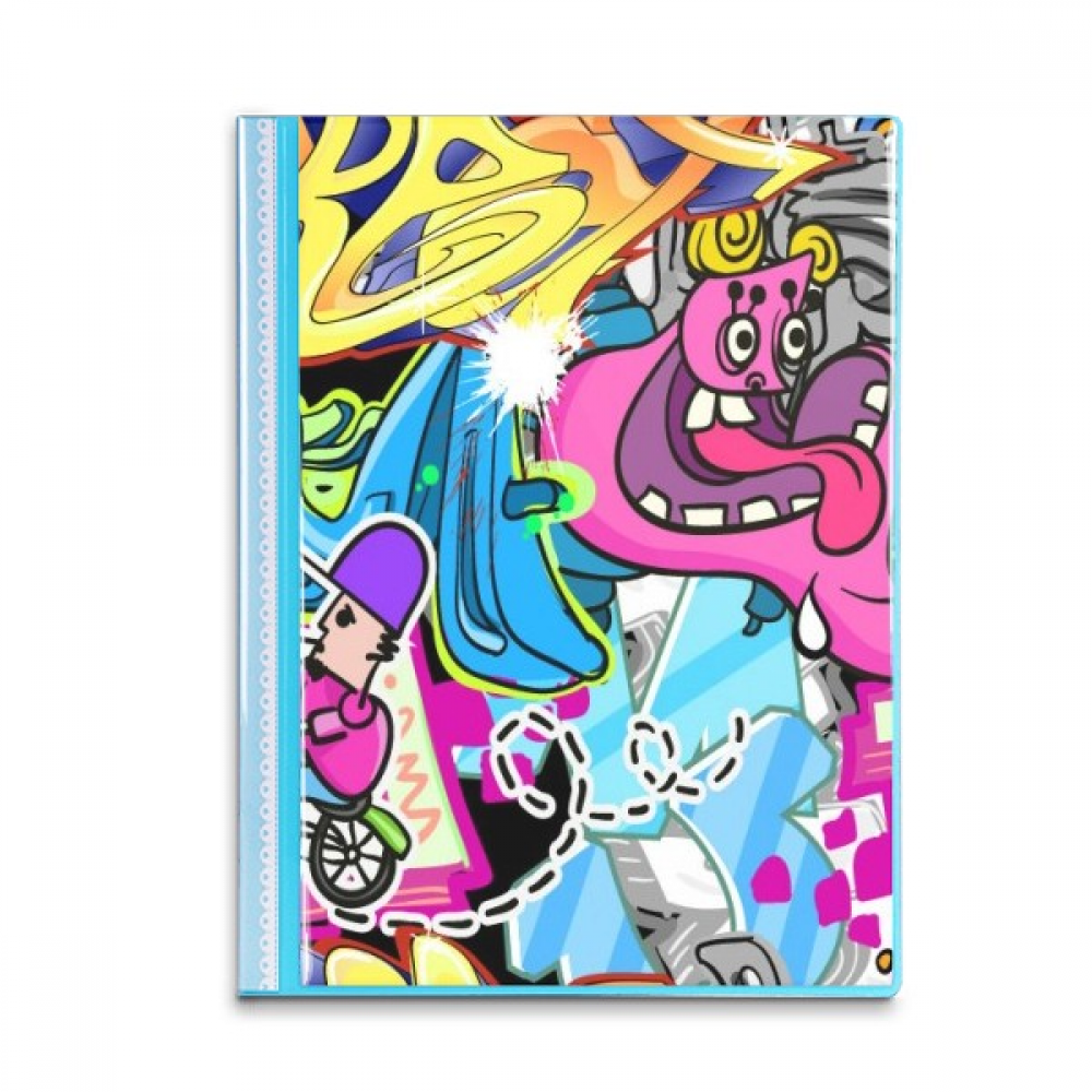 Graffiti Street Culture Colorful Monster Book Sheet Protectors ...