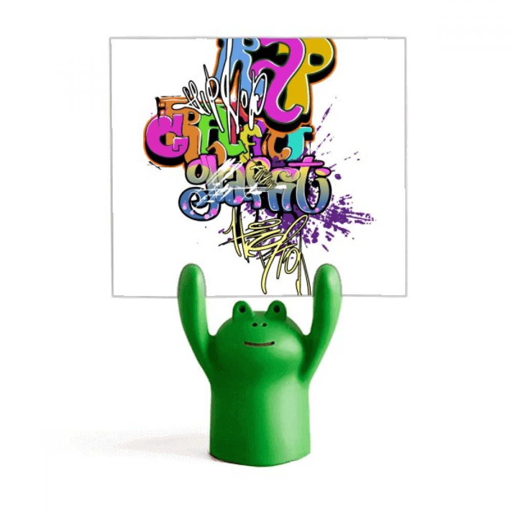 Graffiti Street Culture Colorful Rap Words Memo Holder Cartoon Animal ...