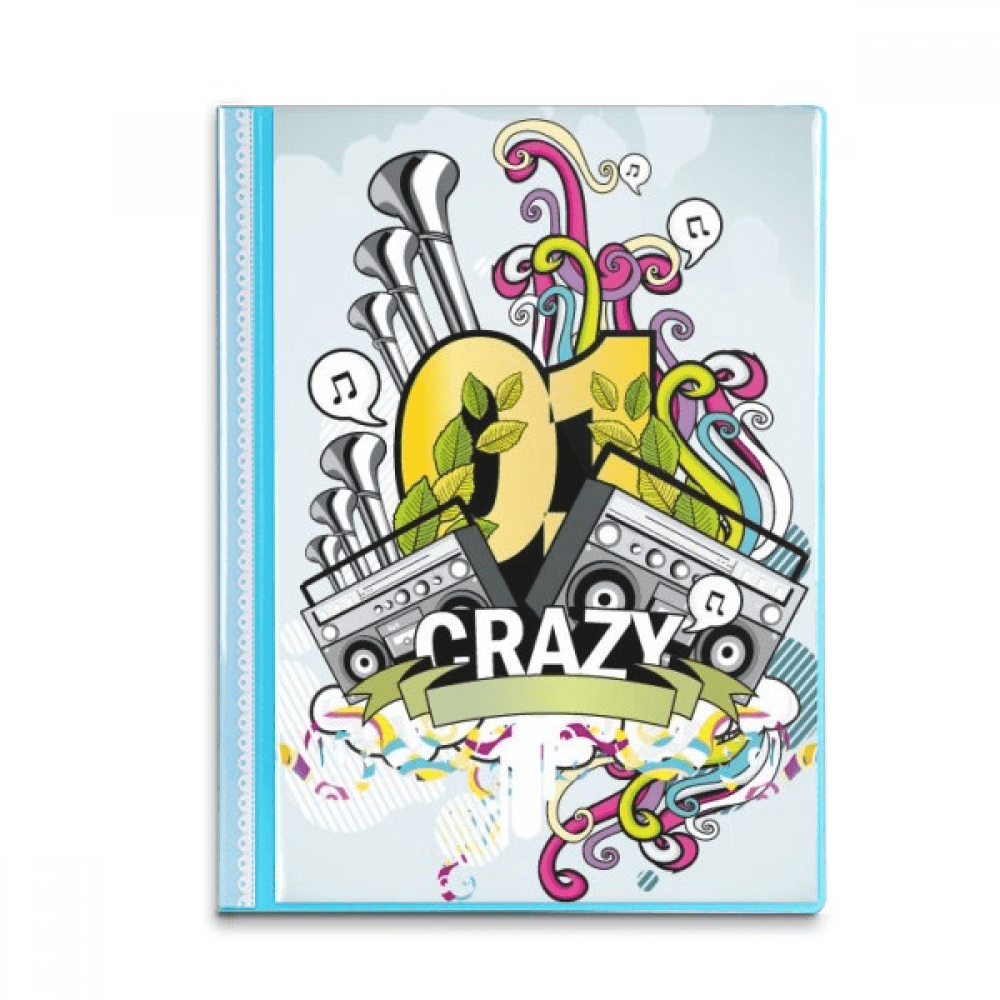 Graffiti Street Culture Colorful Stereo Book Sheet Protectors Portfolio ...