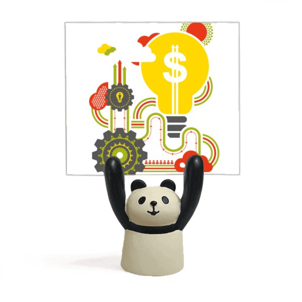 Graffiti Street Culture Gear Memo Holder Cartoon Animal Panda Stand ...
