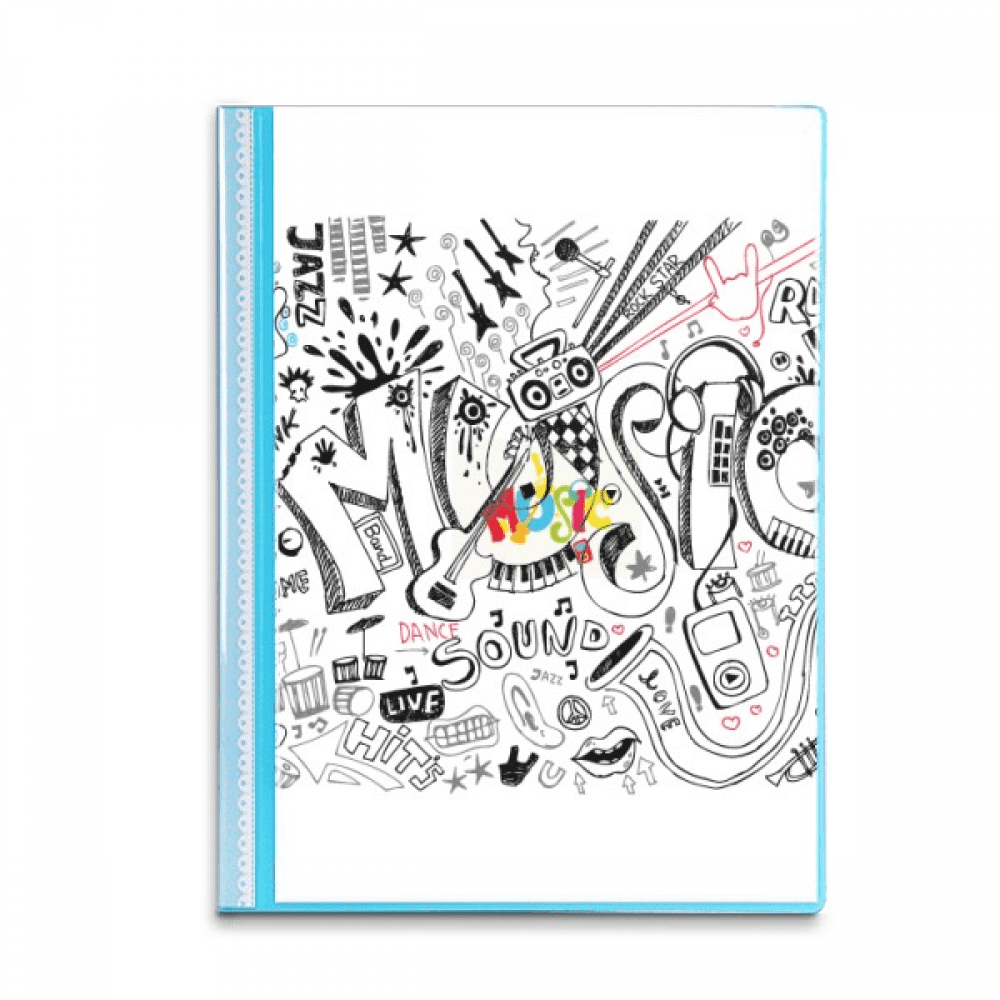 Graffiti Street Culture Music Sound Volume Book Sheet Protectors ...