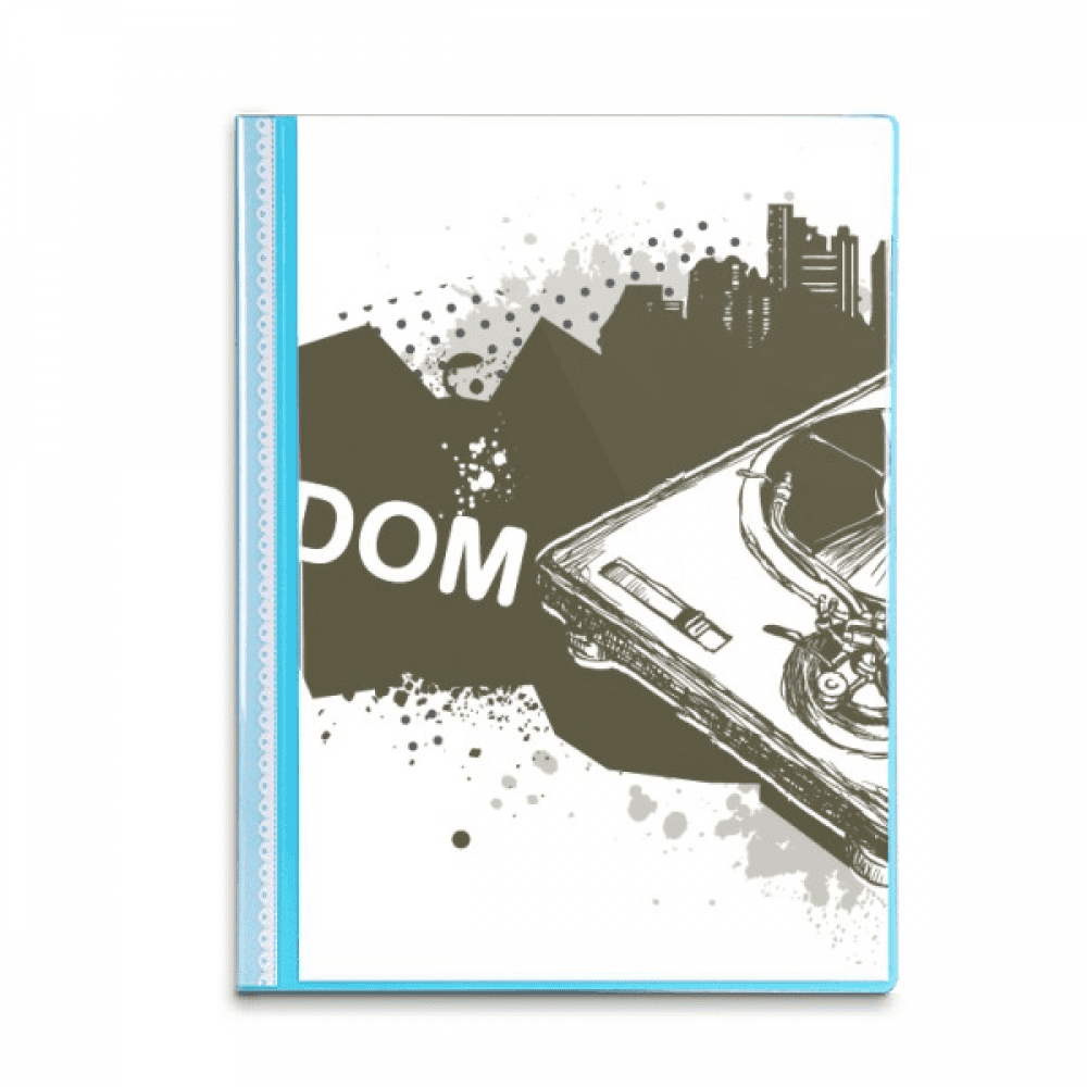 Graffiti Street Hip-Hop City Phonograph Book Sheet Protectors Portfolio ...