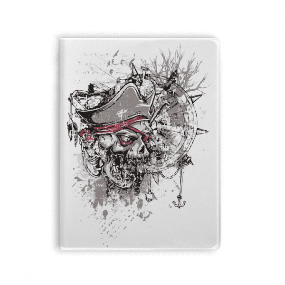 Graffiti Street Pirate Rudder l Pattern Notebook Gum Cover Diary Soft ...