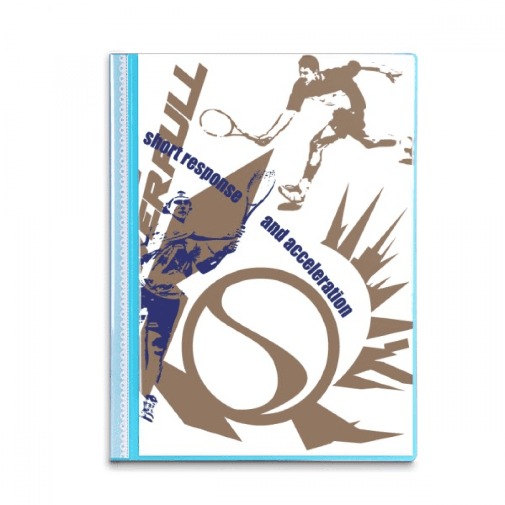 Graffiti Street Powerful Tennis Players Book Sheet Protectors Portfolio ...