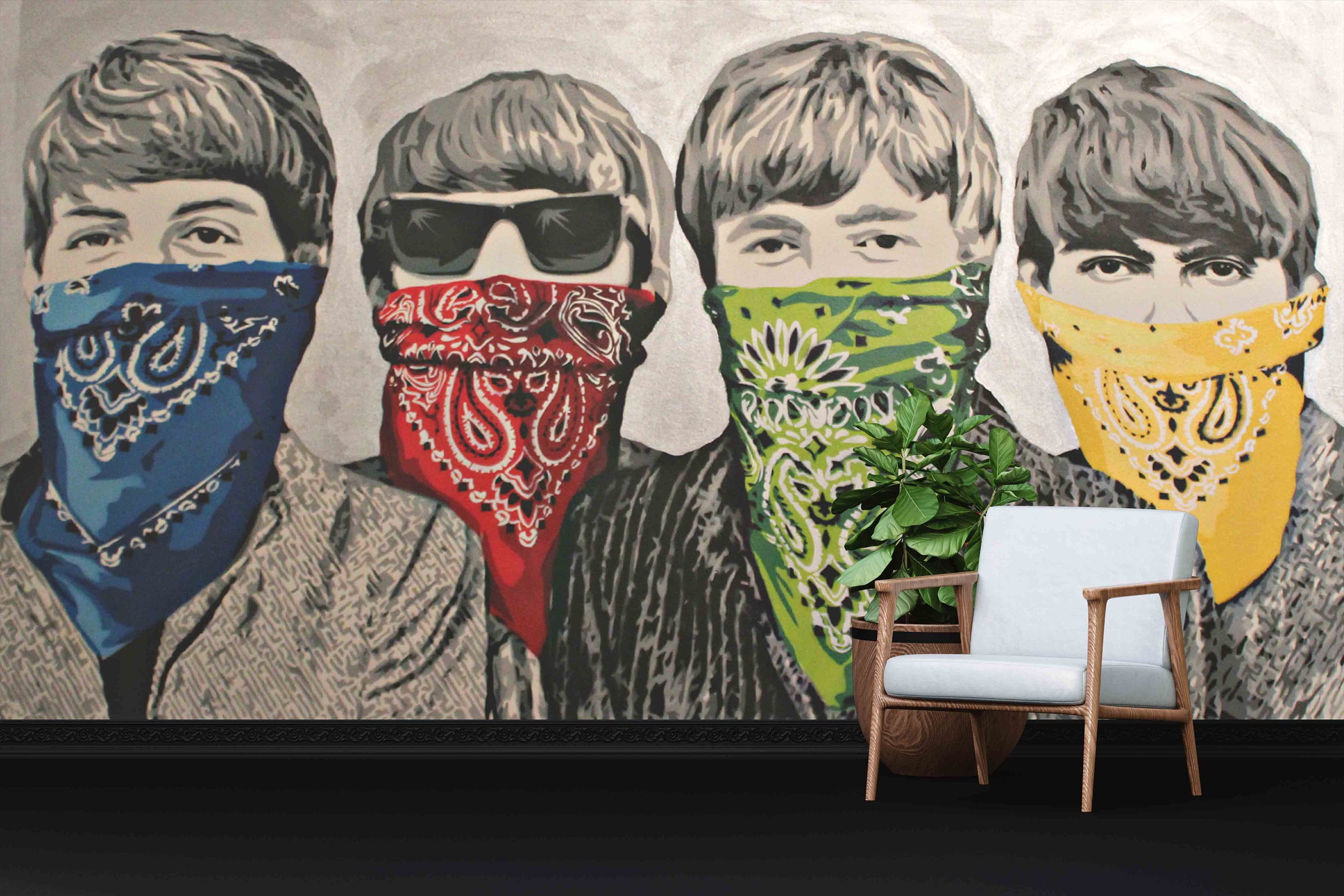 Graffiti Street Wall Decor, Custom Wallpaper, Graffiti Mural, Paper ...