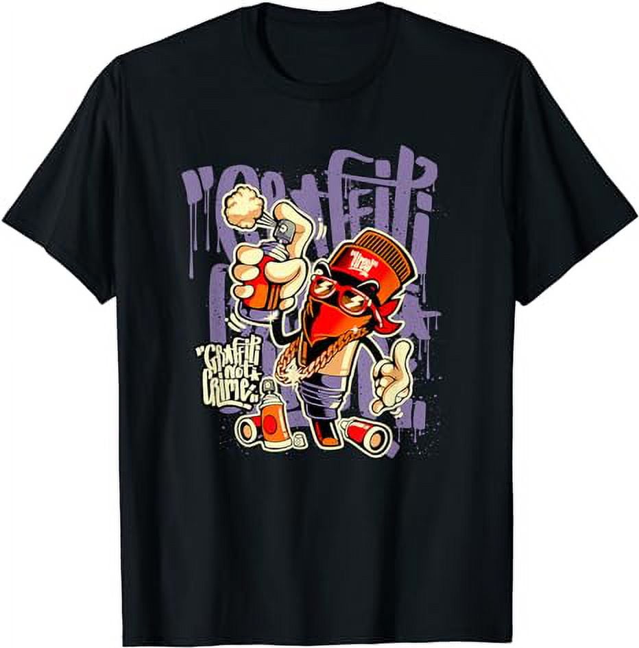 Graffiti Style Bboy Break Dance Rap Hip Hop StreetArt T-Shirt - Walmart.com