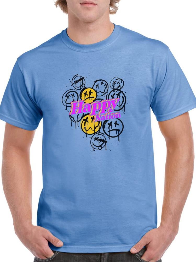 Graffiti Style Happy Dead Faces T-Shirt Men -Image by Shutterstock ...